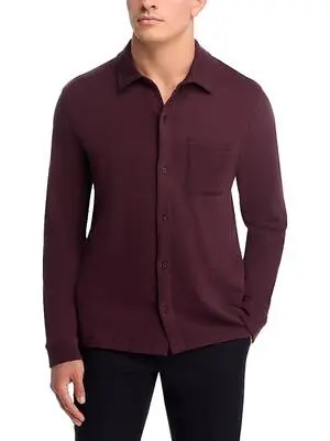 Vince Long Sleeve Button Front Shirt Port