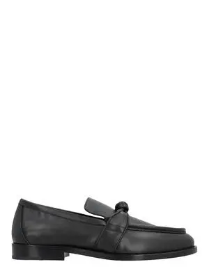 Bottega Veneta Astaire Leather Loafers Black