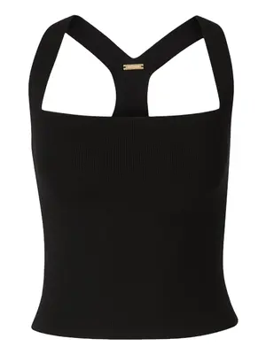 Cult Gaia Crawford Knit Top Fitted Design