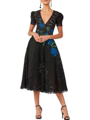 HELSI HELSI Amy Embroidered Lace Midi Dress