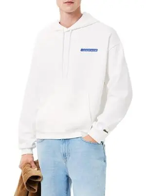 Lacoste Lacoste Graphic Hoodie Sweatshirt White