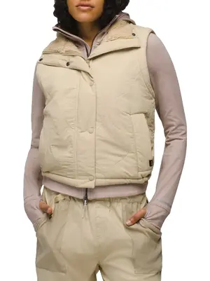 Prana PrAna Encinitas Quilted Vest Sandstone