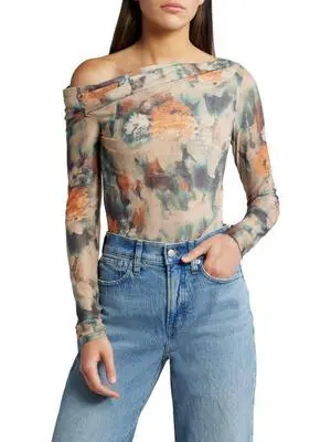 REFORMATION Reformation Elio Knit Top Reflection