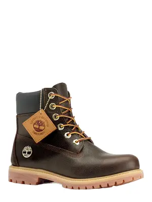 Timberland Timberland Premium Waterproof Boots Dark Brown Full Grain