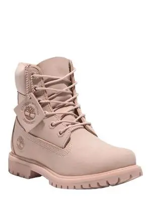 Timberland Timberland Premium Waterproof Boots Light Pink Nubuck