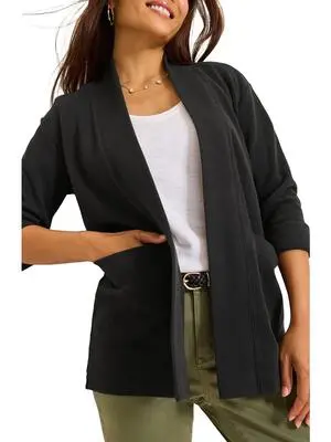 Tommy Bahama Tommy Bahama Aruba Open Front Cardigan Black