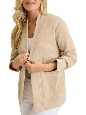 Tommy Bahama Tommy Bahama Aruba Open Front Cardigan Oatmeal Heather
