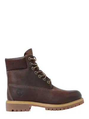 Timberland Timberland Lace-Up Leather Boots Brown