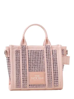 Marc Jacobs Mini Tote Bag With Embellishments Pink