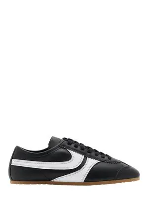 Dries Van Noten Leather Runner Sneakers - Black