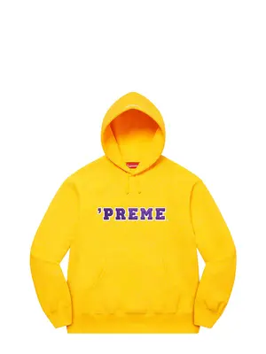 Supreme Hooded Sweatshirt - Yellow
