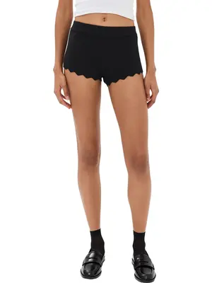 Lioness Lioness Dollhouse Knit Shorts Black