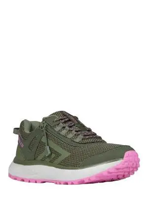 BILLY FOOTWEAR Inclusion Trail Sneaker - Olive Green - Pink