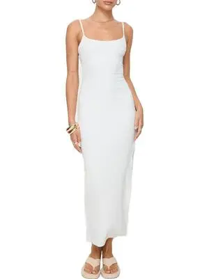 Princess Polly Elestria Textured Maxi Dress - White