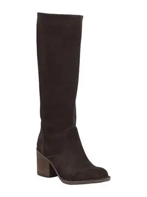 BØRN Thea Knee High Boots - Chocolate Suede