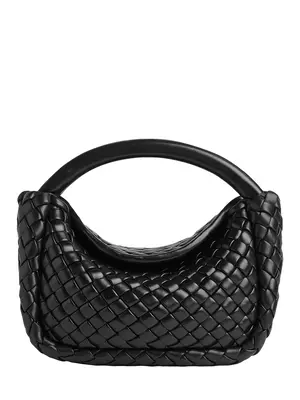Bottega Veneta Mini Cobble Top-handle Bag - Black
