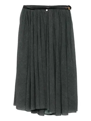 Philosophy Di Lorenzo Serafini Pleated Midi Skirt - Grey
