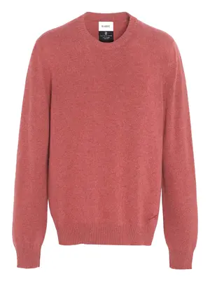 BARRIE B Label Cashmere Jumper - Red
