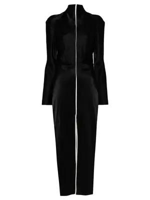 Nanushka Naia Midi Dress - Black