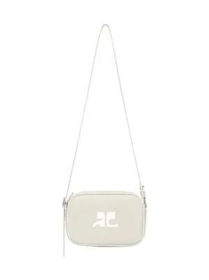 COURREGES Reedition Leather Camera Bag - Neutrals