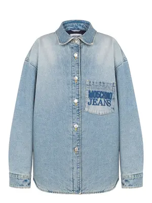 Moschino Cotton Denim Jacket - Blue