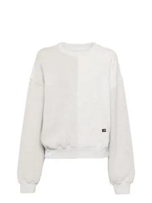 IZZUE Patchwork Crewneck Sweatshirt