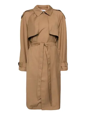 IZZUE Izzue Tie-Fastening Trench Coat