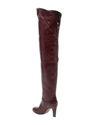 Chloé 80mm Eve Boots - Red