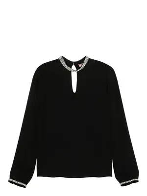 TWINSET Crepe Blouse - Black