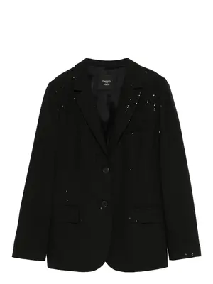 TWINSET Sequined Blazer - Black