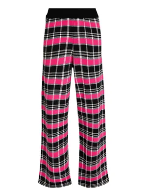 CHINTI &AMP; PARKER Chinti And Parker Checked Wool Track Pants - Black