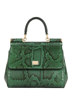 Dolce & Gabbana Medium Sicily Handbag - Green