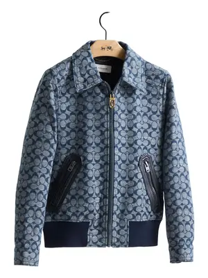 COACH® Restored Signature Blouson Jacket - Chambray