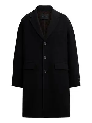 COACH Double Faced Wool Coat Black