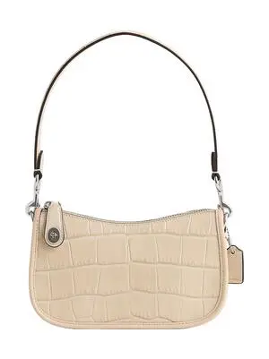 COACH Restored Swinger Bag 20 - Silver/ivory