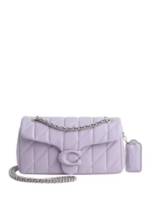 COACH Tabby Shoulder Bag 26 With Quilting - Silver/soft Purple