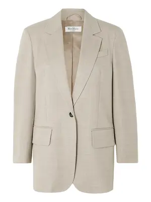 Max Mara Max Mara Wool Blazer Neutrals