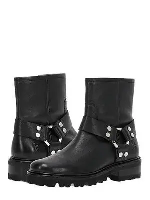 THE FRYE COMPANY Olivia Harness Short Boots - Black