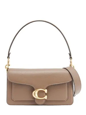COACH Tabby 26 Pebbled-Leather Shoulder Bag B4/dark Stone