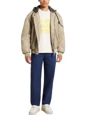 AAPE BY *A BATHING APE Straight-leg Trousers - Blue