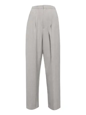 ENFOLD Straight Trousers - Grey