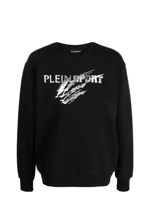 PLEIN SPORT Logo-print Sweatshirt - Black