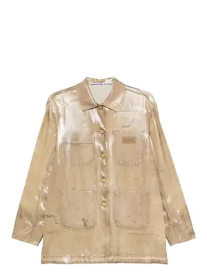 Alexander Wang Trompe L'oeil-print Shirt - Neutrals