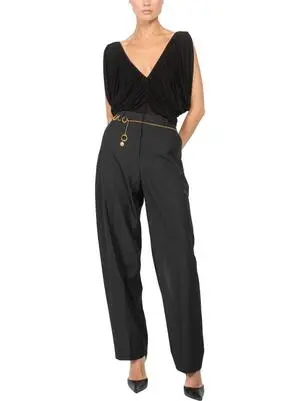 Magda Butrym V-neck Ruched Body - Black
