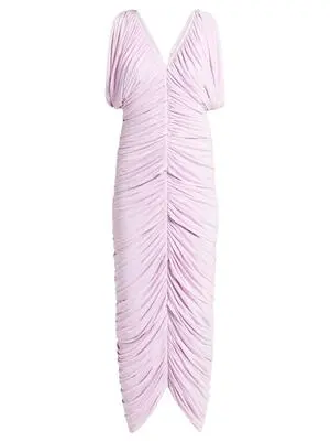 Magda Butrym Ruched Midi Dress - Purple