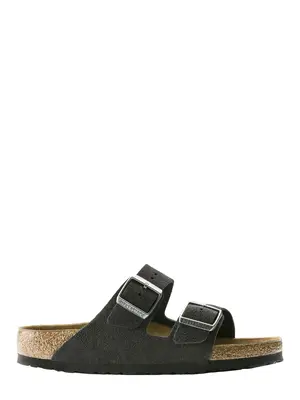 BIRKENSTOCK Arizona Velvet Sandals - Grey