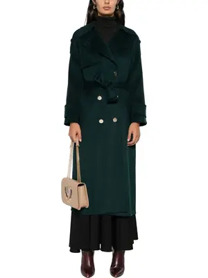 Liu Jo Double-breasted Trench Coat - Green