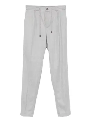 Peserico Tapered Trousers - Grey