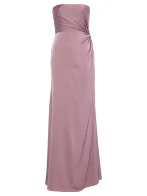 Alex Perry Twist-detail Gown - Purple