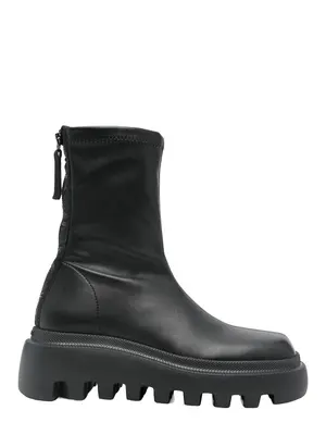 VIC MATIE 65mm Wedge Boots - Black